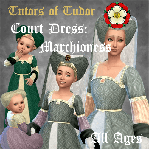 Tutors of Tudor - Court Dress: Marchioness - Gallery - The Sims 4 ...