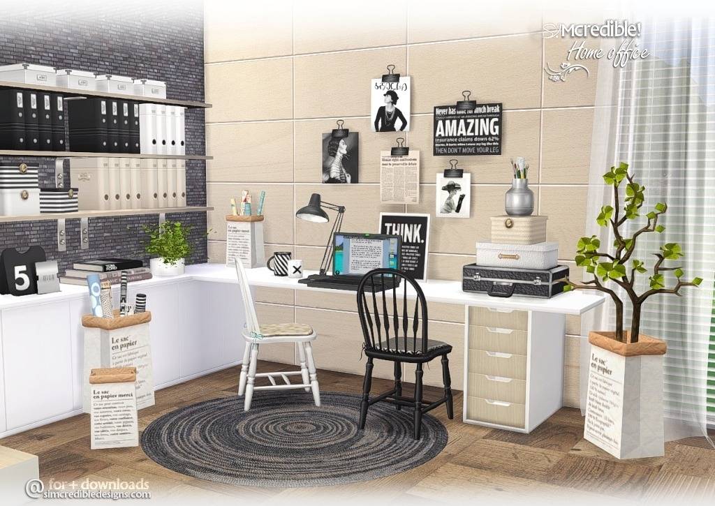 Home Office 👨‍💼🗃️👩‍💼 - Gallery - The Sims 4 Build / Buy - CurseForge