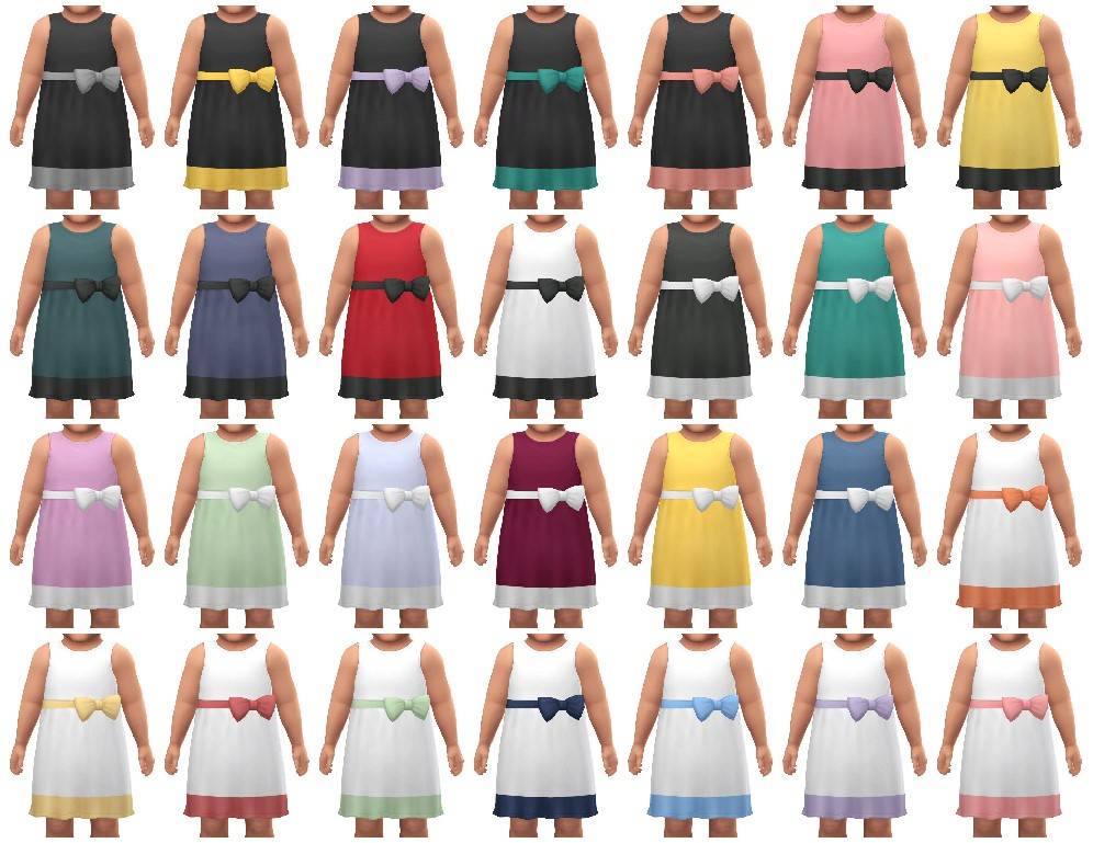 DORY - infant dress - Gallery - The Sims 4 Create a Sim - CurseForge