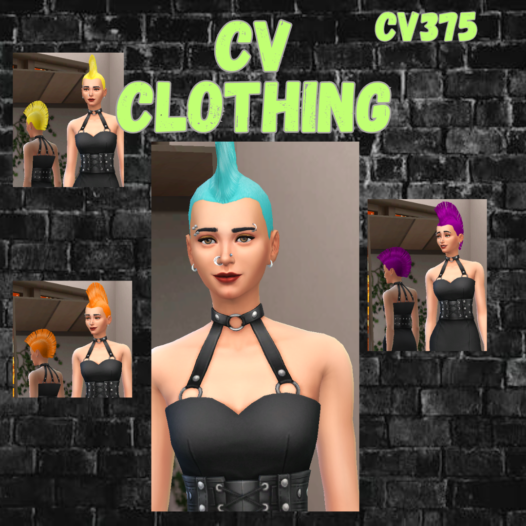 clothing cv375 punk hair ( base game compatible ) - Gallery - The Sims ...