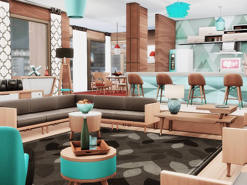 Draper's Penthouse - The Sims 4 Rooms / Lots - CurseForge