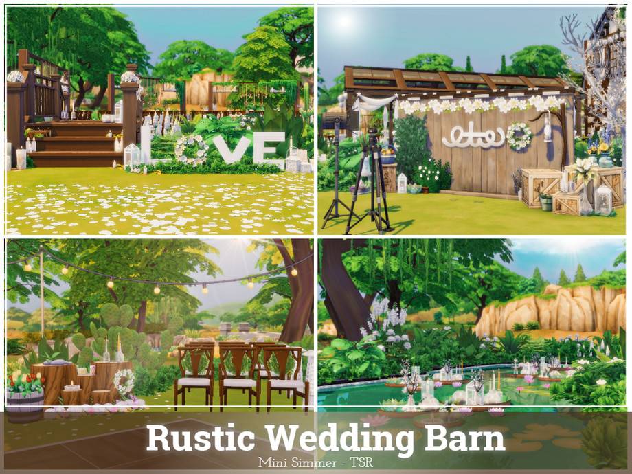 Rustic Wedding Barn - Gallery - The Sims 4 Rooms / Lots - CurseForge