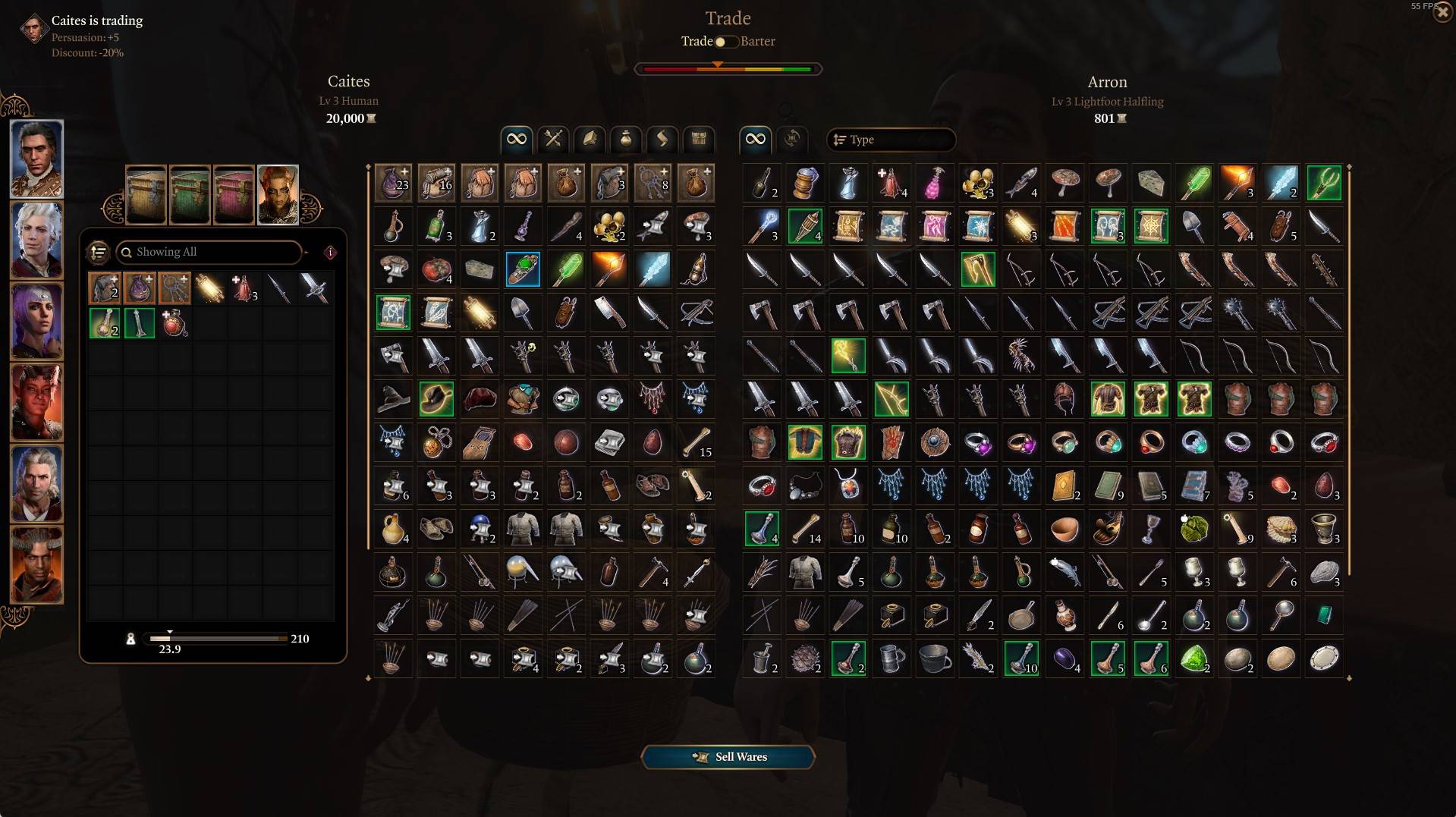 Better Trade Menu - Gallery - Baldur's Gate 3 Mods - CurseForge