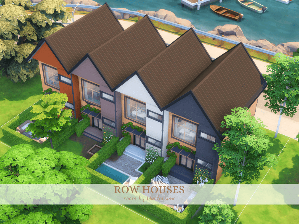 Row Houses - Gallery - The Sims 4 Rooms / Lots - CurseForge