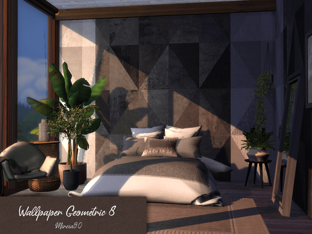 Wallpaper Geometric #8 - Gallery - The Sims 4 Build / Buy - CurseForge