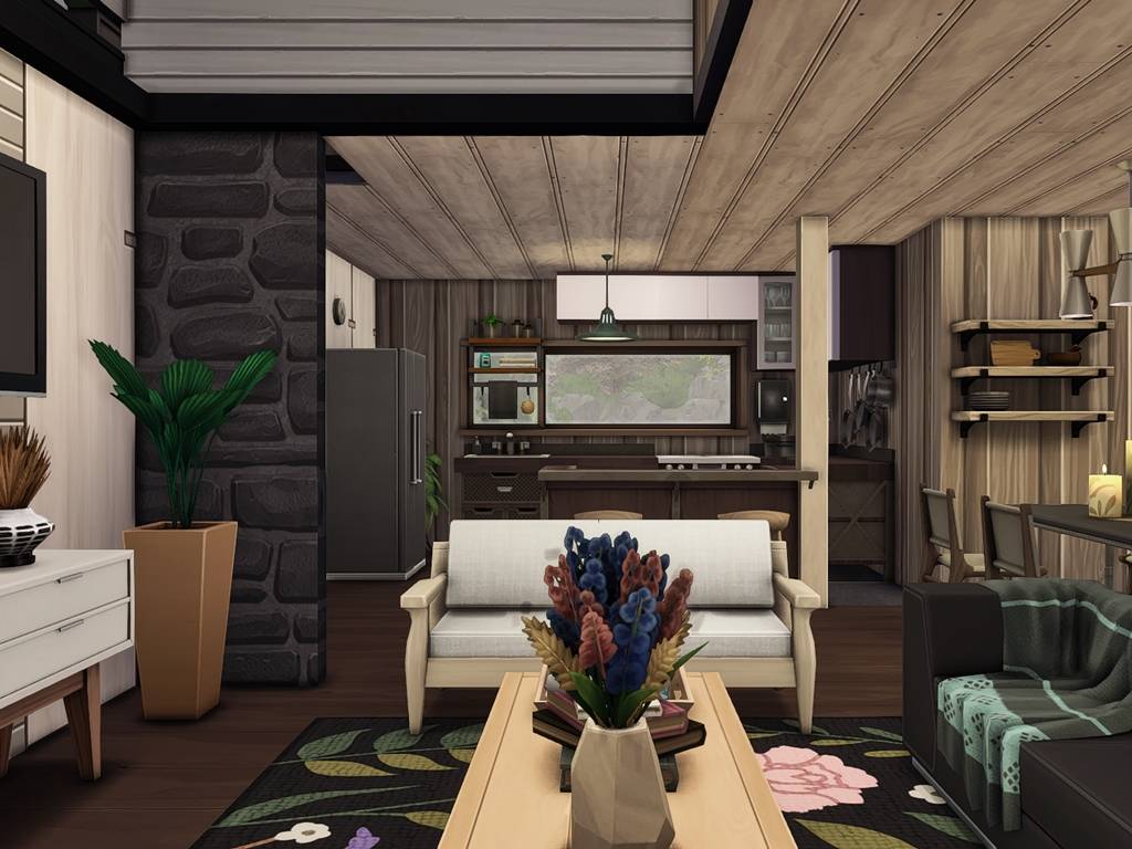 Cozy A Frame Cabin - Gallery - The Sims 4 Rooms / Lots - CurseForge