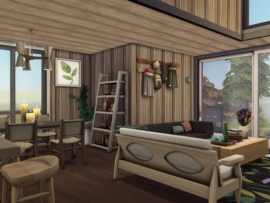Cozy A Frame Cabin - Gallery - The Sims 4 Rooms / Lots - CurseForge
