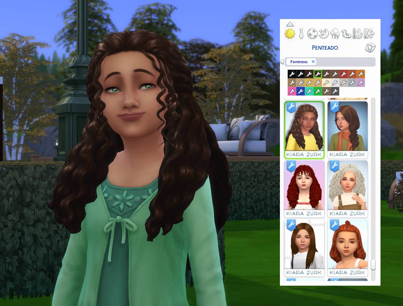Carrie Hairstyle for Girls - Gallery - The Sims 4 Create a Sim - CurseForge