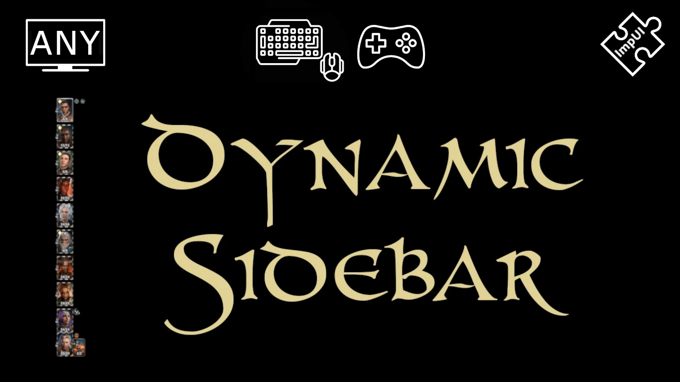 Dynamic Sidebar - Gallery - Baldur's Gate 3 Mods - CurseForge