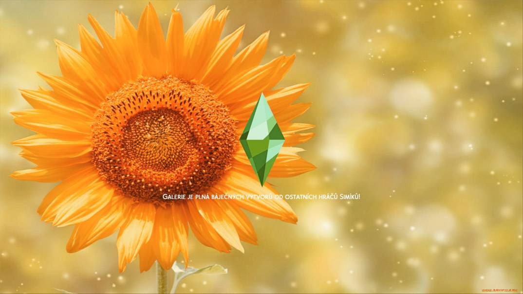 Sunflowers in summer glitter loading screen - Gallery - The Sims 4 Mods ...
