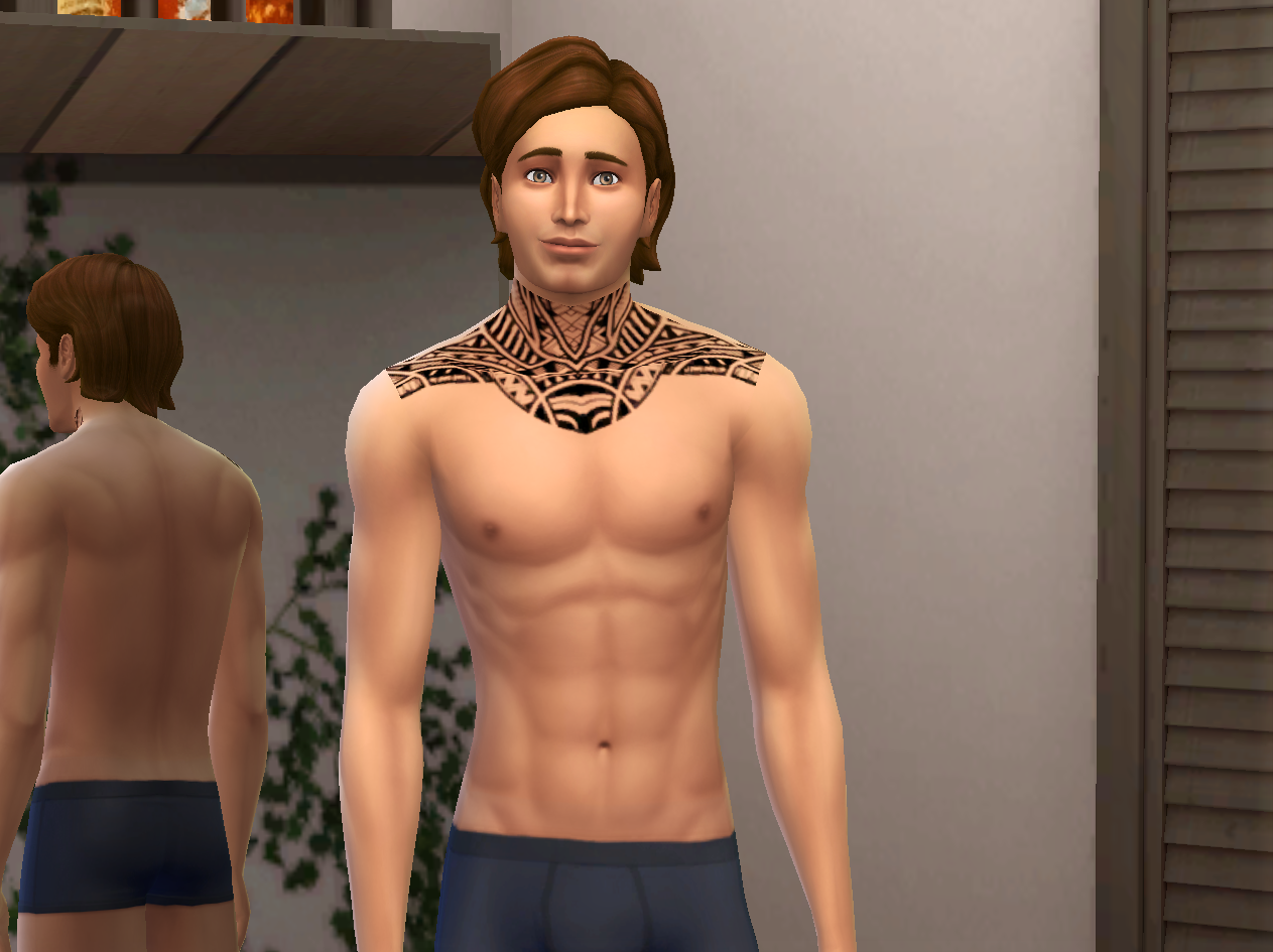 tattoo cv387 neck and upper shoulder ( base game compatible ) - Gallery ...