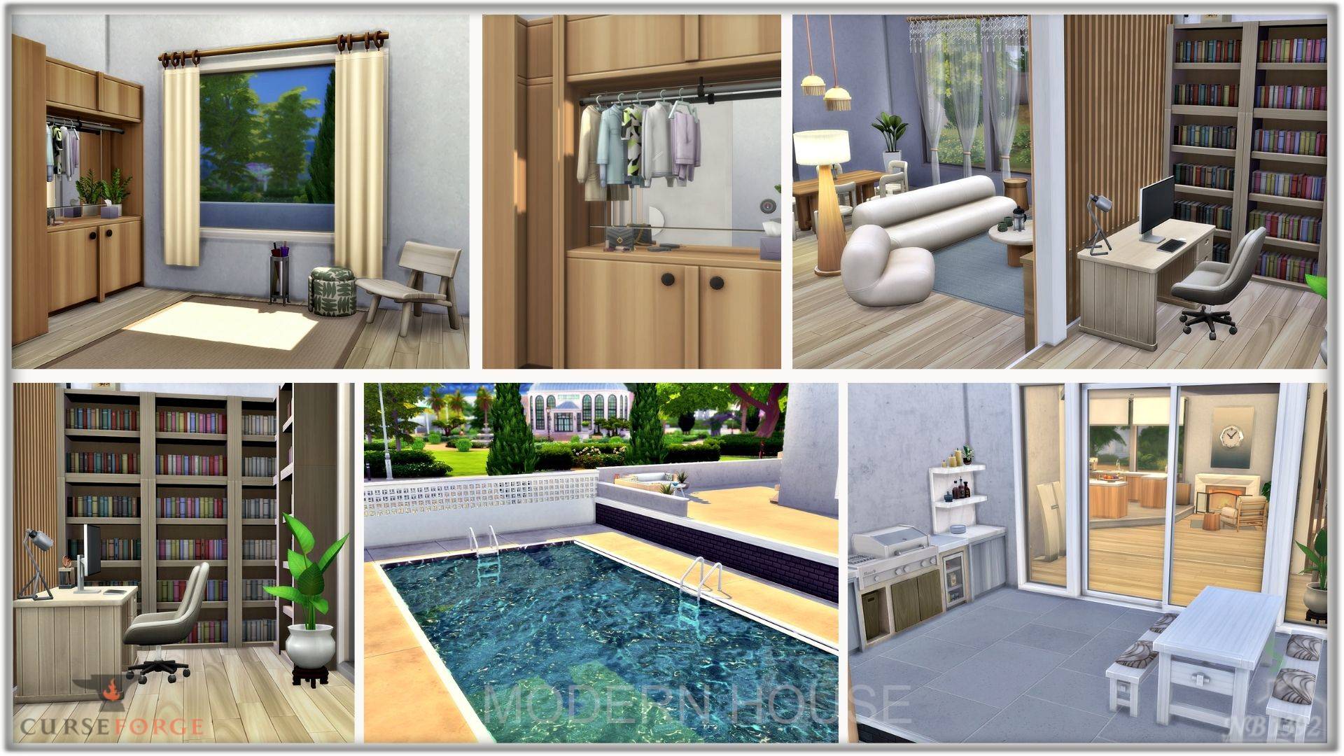 Modern House -Nb1392 - The Sims 4 Rooms / Lots - CurseForge