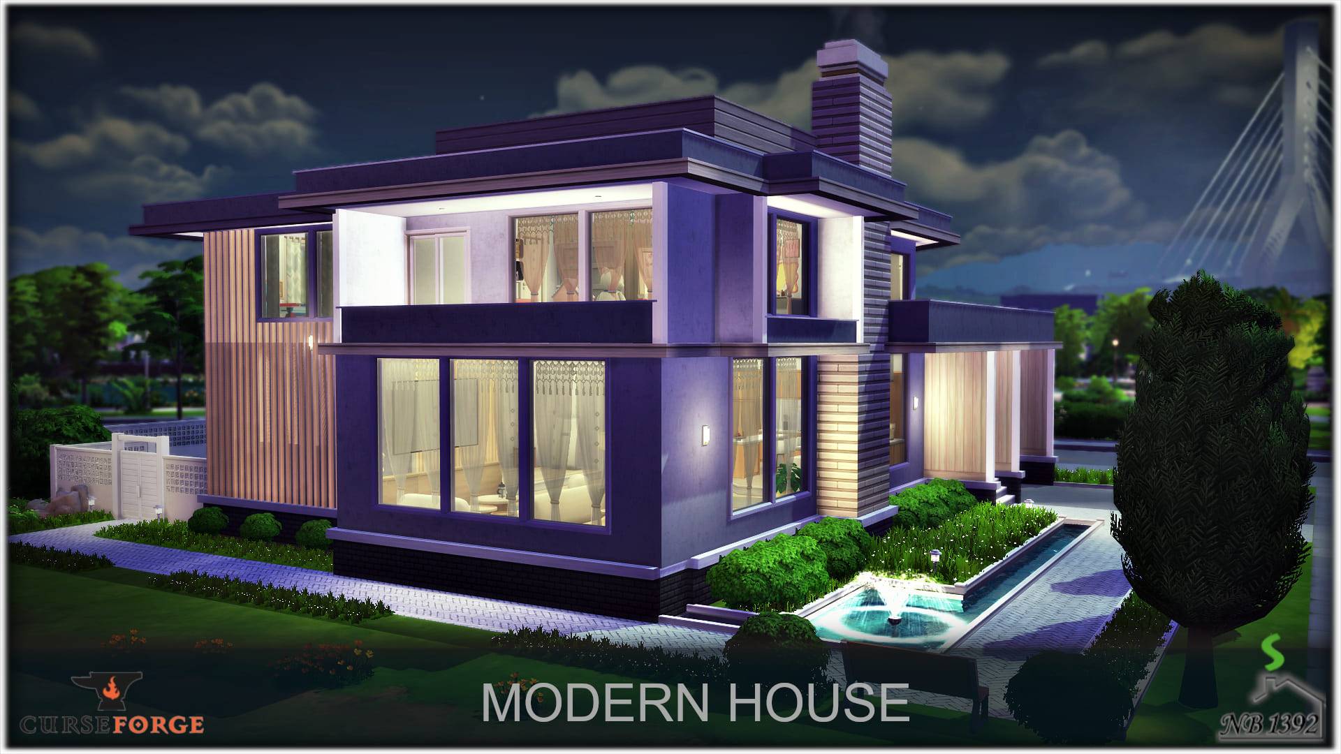 Modern House -Nb1392 - The Sims 4 Rooms / Lots - CurseForge