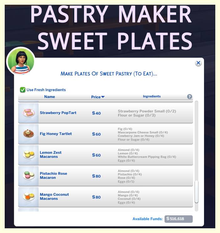 Pastry Maker ™ – Functional Appliance - Gallery - The Sims 4 Mods ...