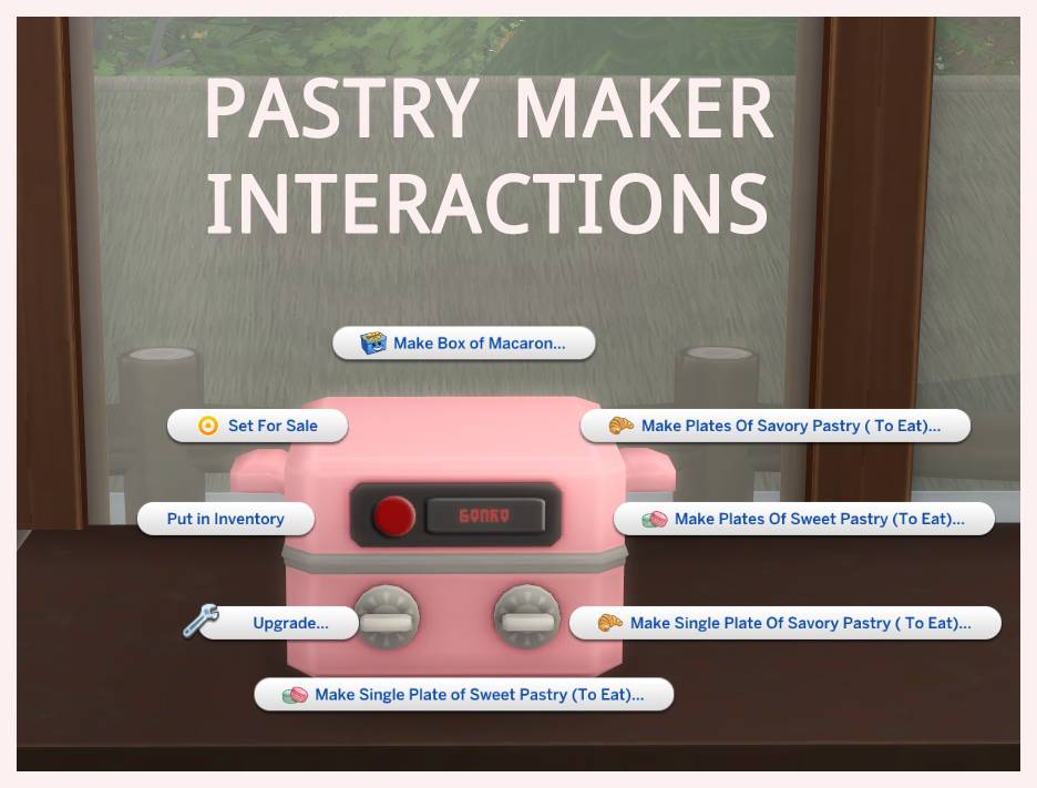 Pastry Maker ™ – Functional Appliance - Gallery - The Sims 4 Mods ...