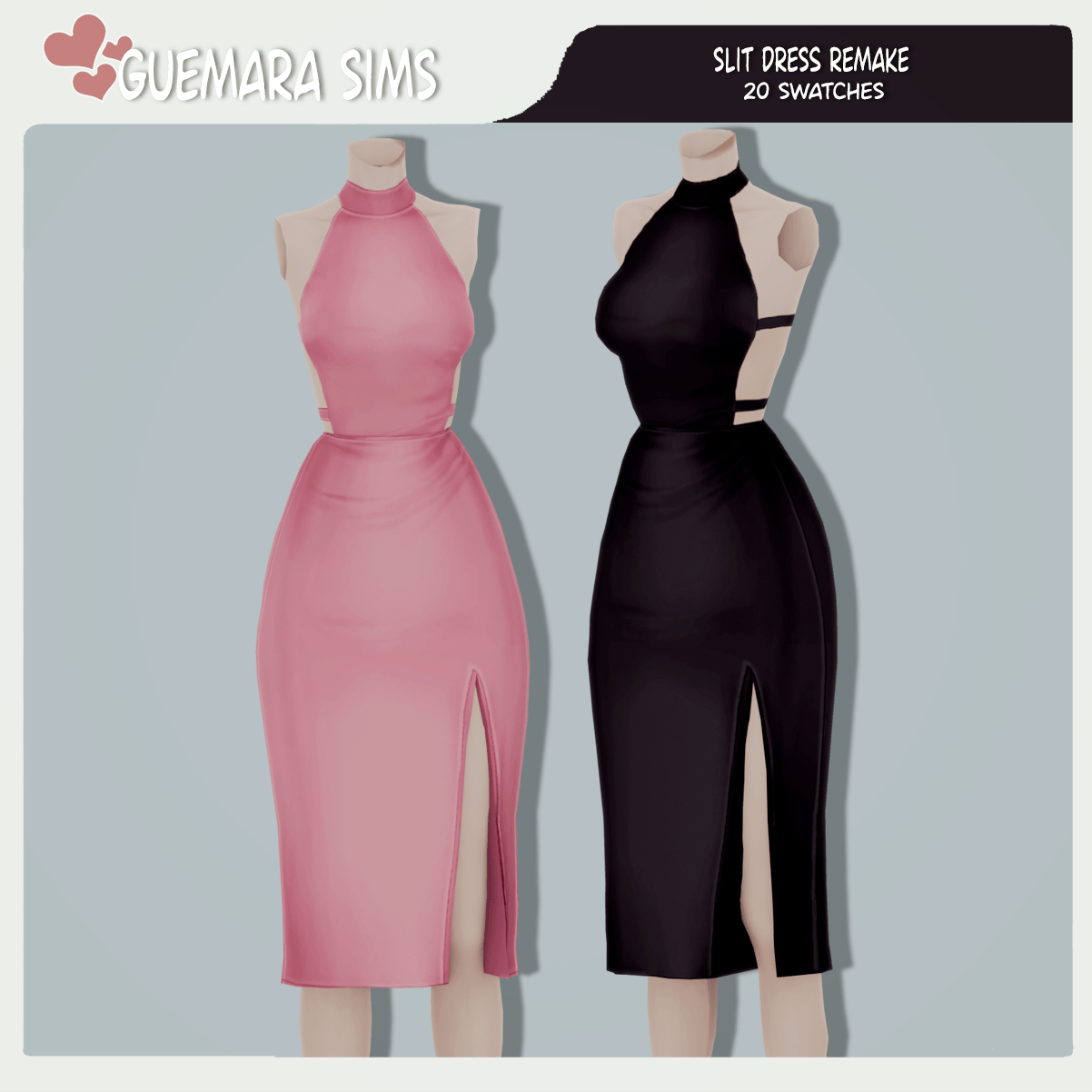 Slit Dress Remake - Gallery - The Sims 4 Create a Sim - CurseForge