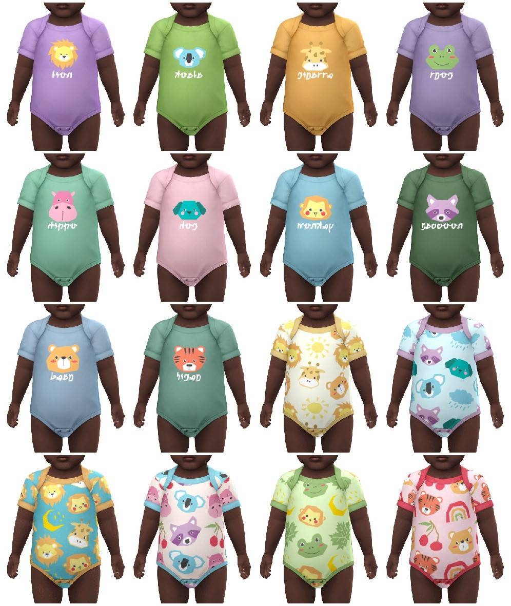 LEO - infant onesie - Gallery - The Sims 4 Create a Sim - CurseForge