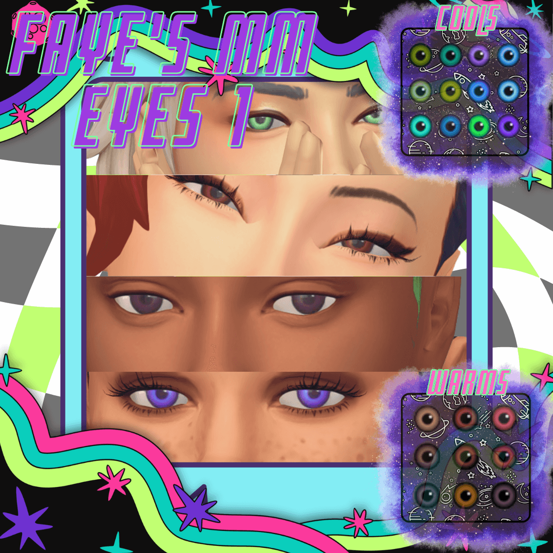 fayethegray - maxis match eyes 1 - cools - Gallery - The Sims 4 Create ...