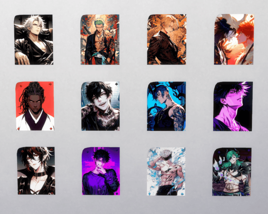 Poster-Boys-anime style-04 - Gallery - The Sims 4 Build / Buy - CurseForge