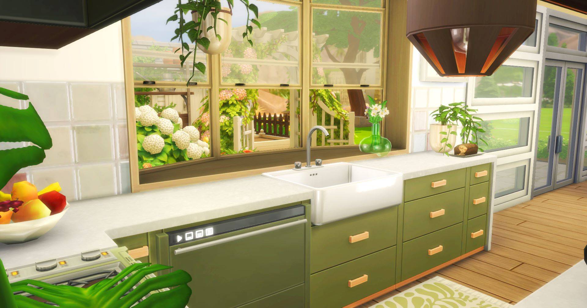 Green Lovers Kitchen - The Sims 4 Rooms / Lots - CurseForge