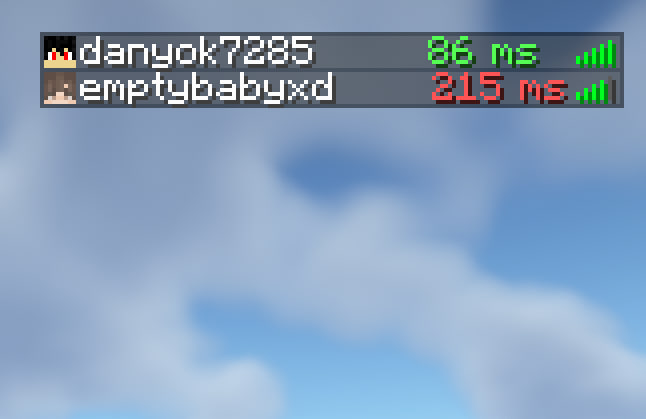 Images - PingDisplay - Bukkit Plugins - Projects - Bukkit