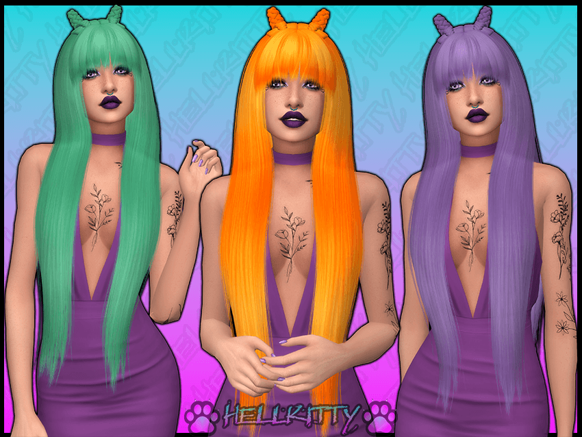Retexture of Be Alright (Bangs) hair by Ade - Gallery - The Sims 4 Create a Sim - CurseForge