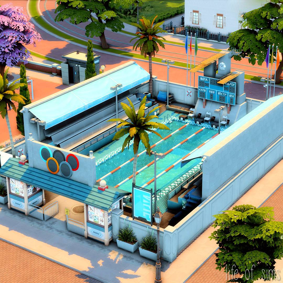 OLYMPIC SWIMMING ARENA 🏊 - Gallery - The Sims 4 Rooms / Lots - CurseForge