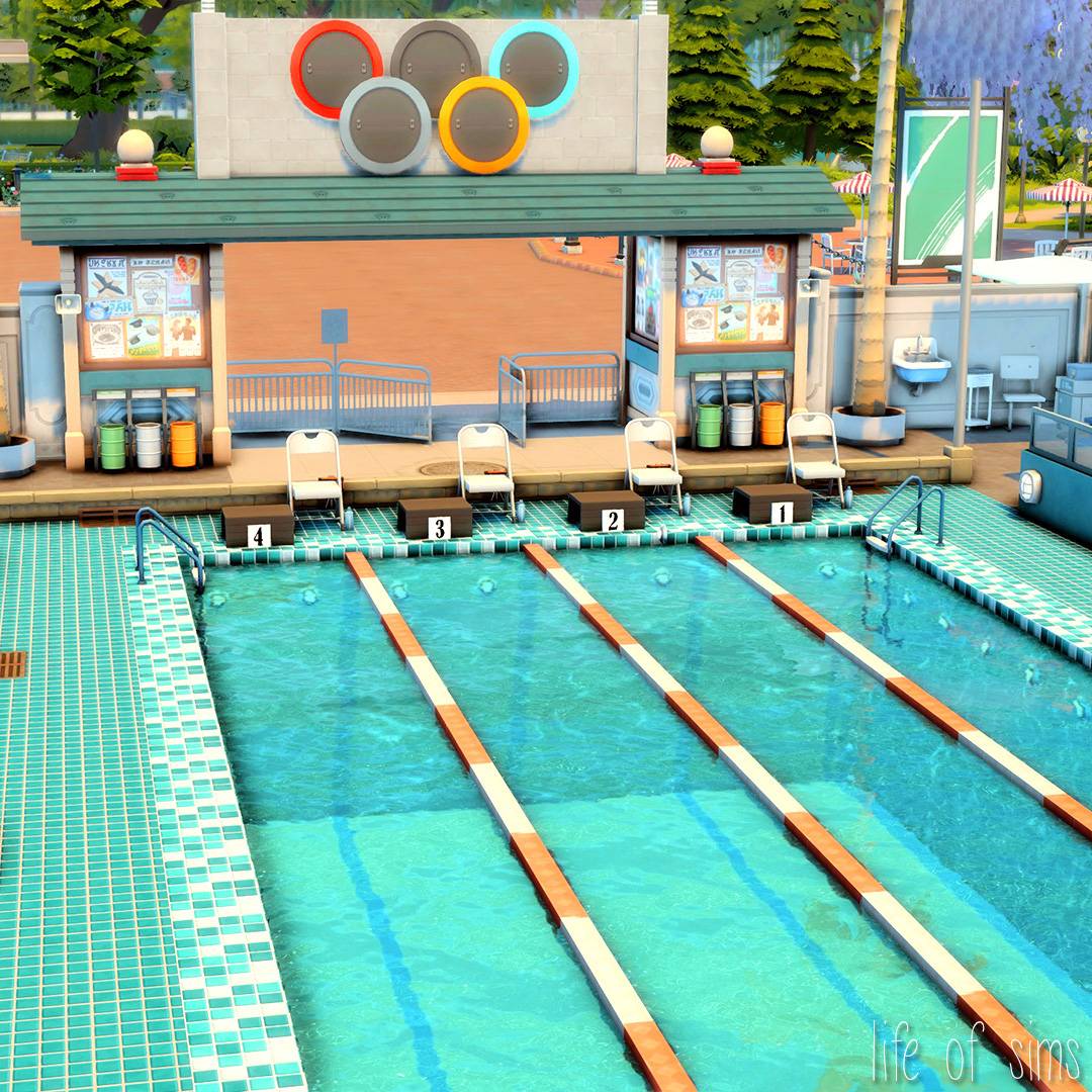 OLYMPIC SWIMMING ARENA 🏊 - Gallery - The Sims 4 Rooms / Lots - CurseForge