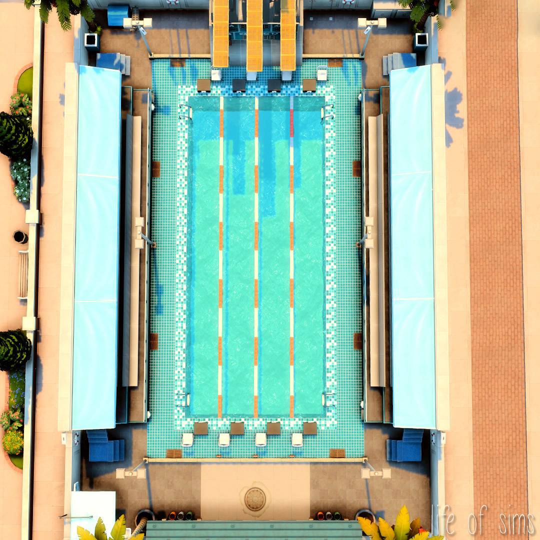 OLYMPIC SWIMMING ARENA 🏊 - Gallery - The Sims 4 Rooms / Lots - CurseForge