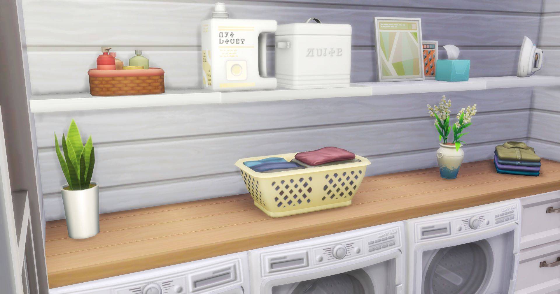 Coastal Cute Laundry - The Sims 4 Rooms / Lots - CurseForge