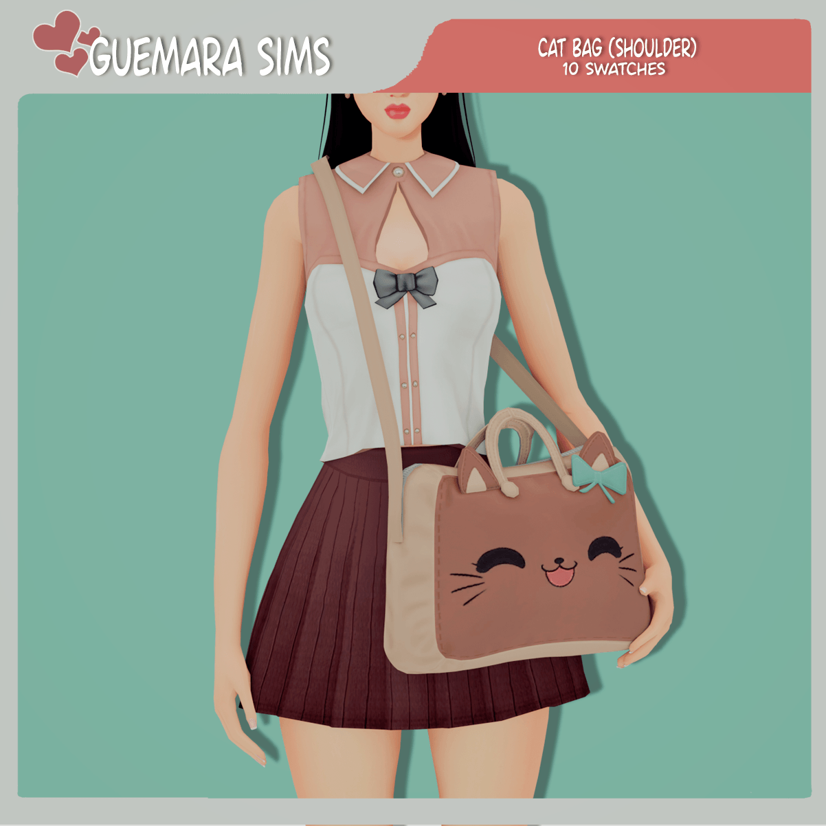 Cat Bag (Shoulder) - Gallery - The Sims 4 Create a Sim - CurseForge