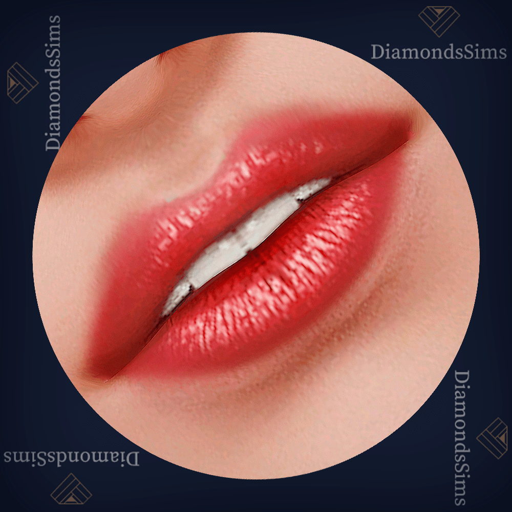 Teeth lipstick 13 by diamondssims - The Sims 4 Create a Sim - CurseForge