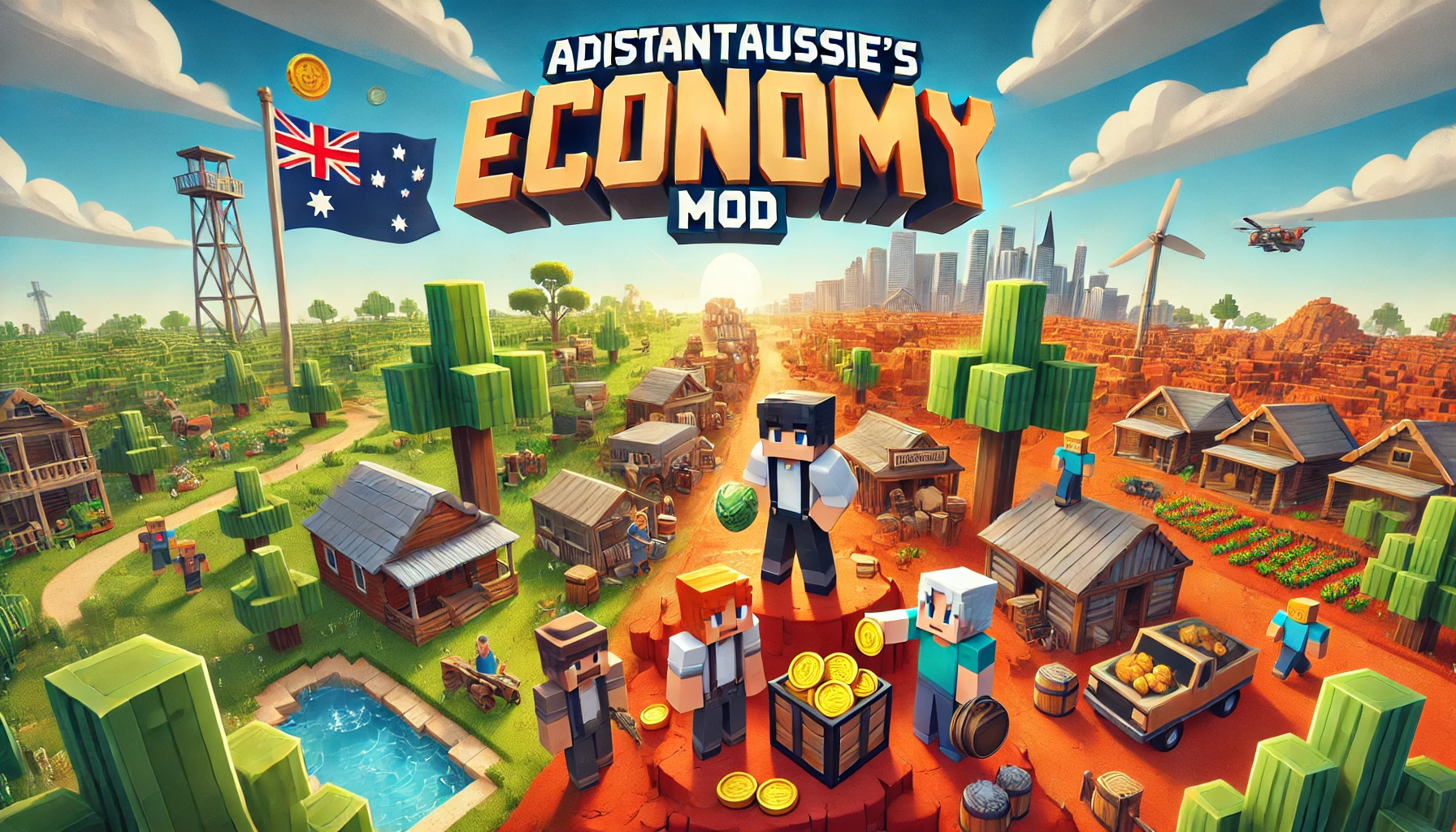 ADistantAussie's Economy Mod v1 - Gallery - Minecraft Bedrock Addons - CurseForge