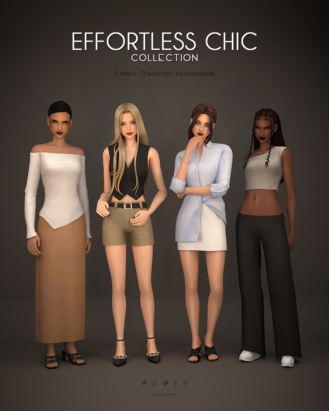 Pants - Effortless Chic Collection - Gallery - The Sims 4 Create a Sim - CurseForge