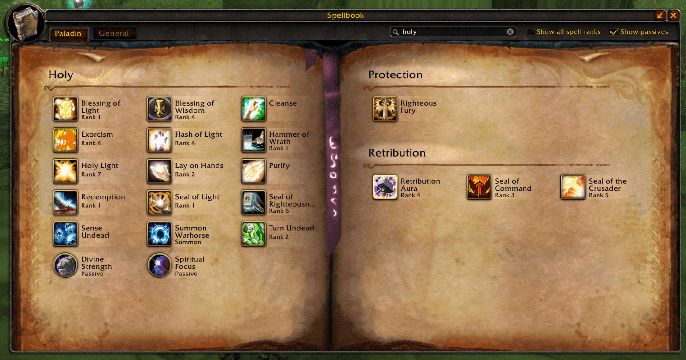 Modern Spellbook for Vanilla (Wide) - World of Warcraft Addons - CurseForge