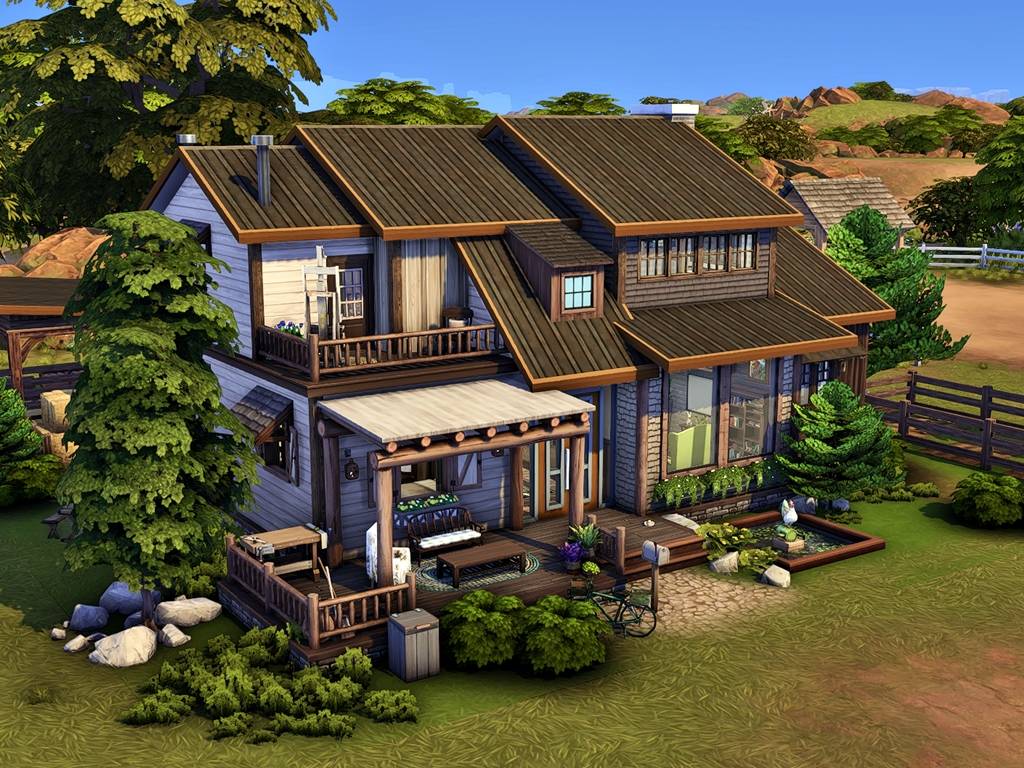 Rider's Glenn Ranch House - Screenshots - The Sims 4 Rooms / Lots ...