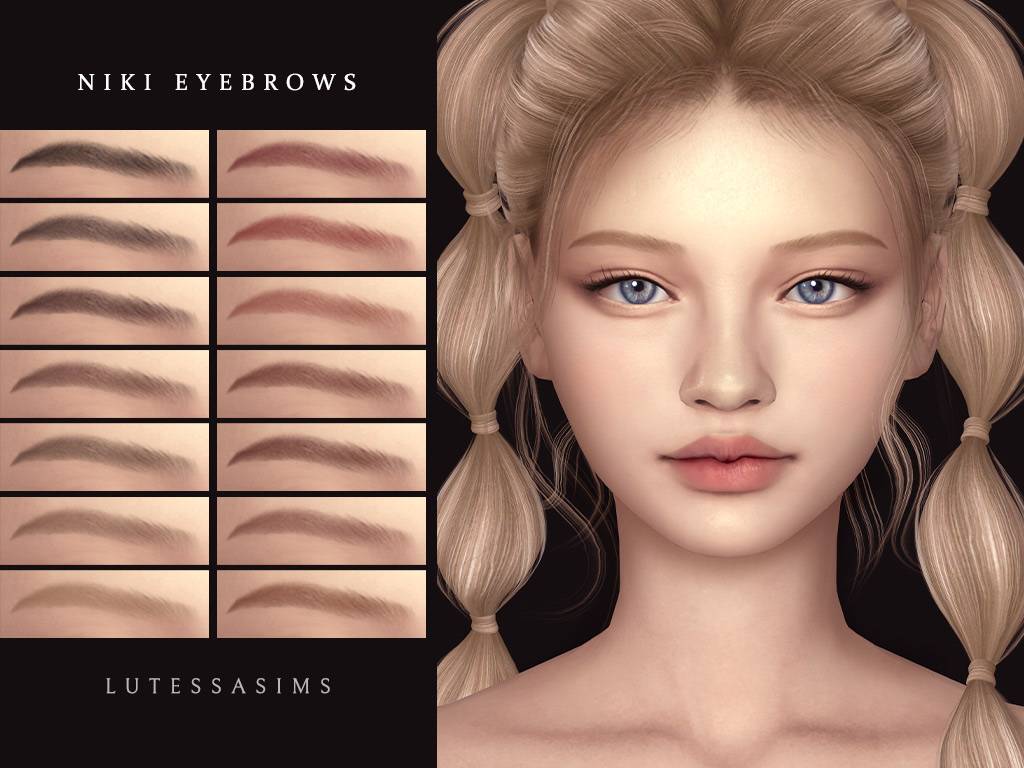 Niki Eyebrows - The Sims 4 Create a Sim - CurseForge