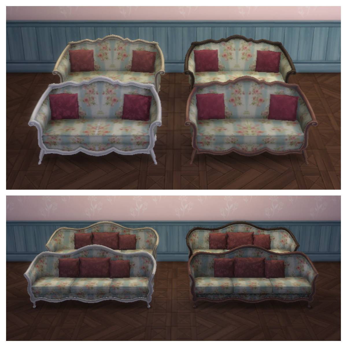 Salon Cozofa//Recolor Rococo//Basegame - Gallery - The Sims 4 Build ...