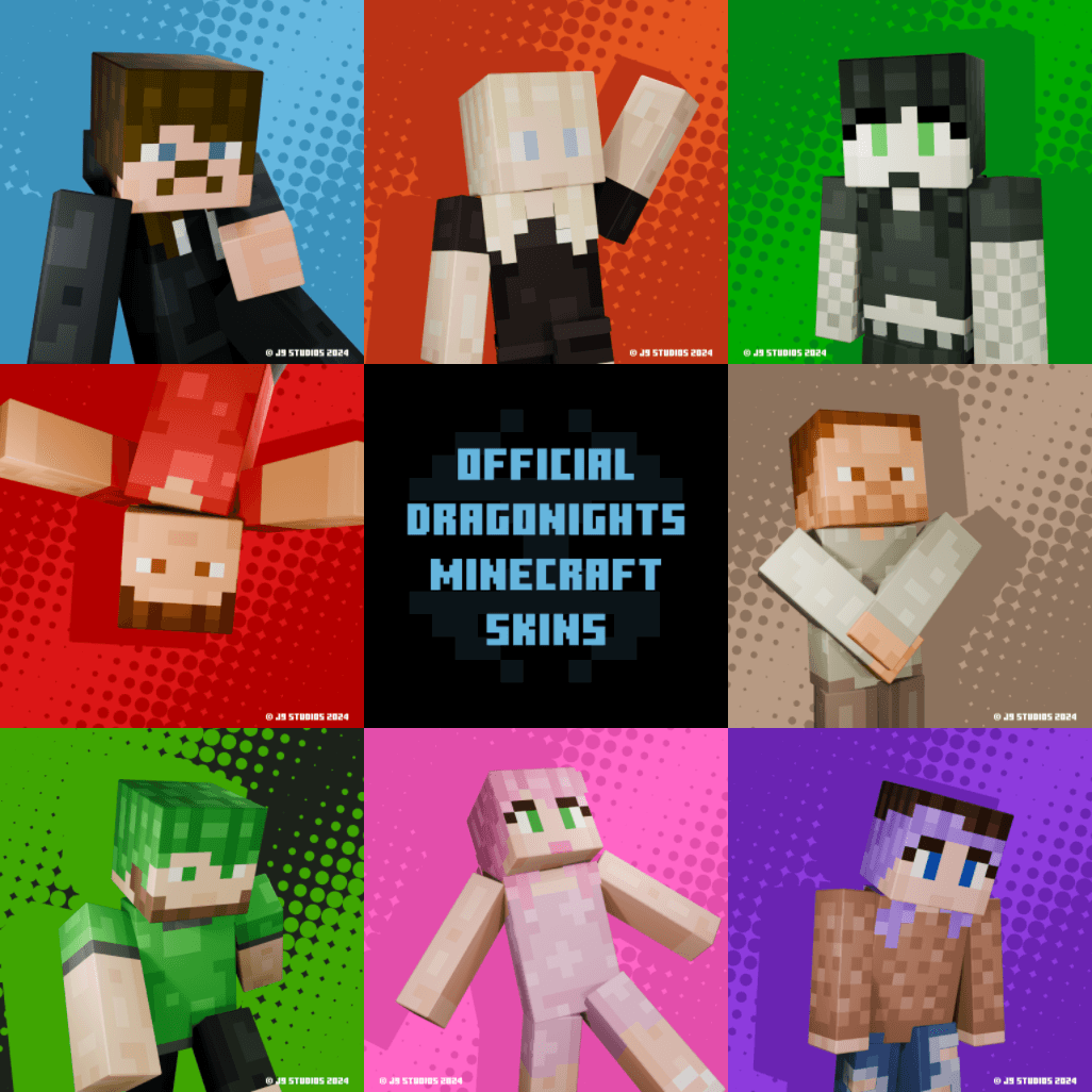 Dragonights Skin Pack - Minecraft Bedrock Skins - CurseForge