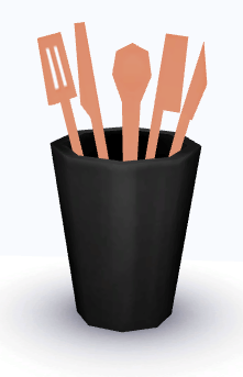 Rose Glitter Knife set/Kitchen untesils - Gallery - The Sims 4 Build ...