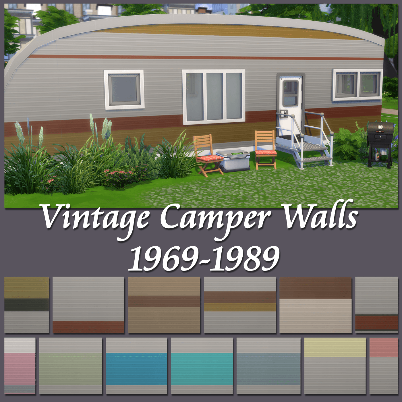 Vintage Camper Walls - The Sims 4 Build / Buy - CurseForge