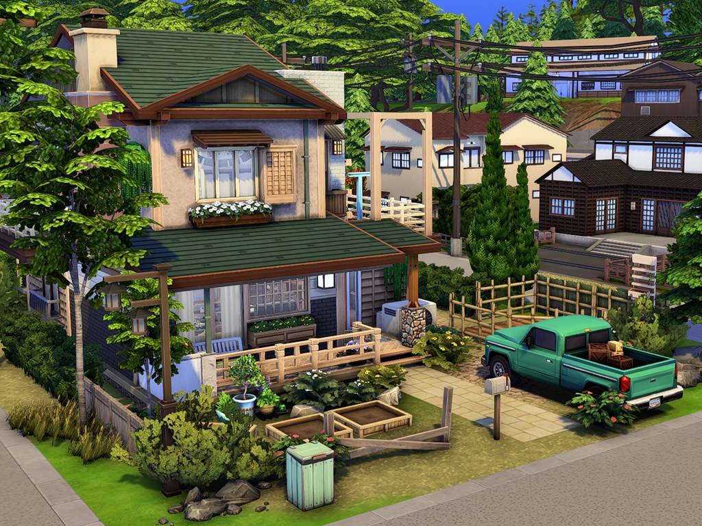 Japanese Inspired House - Gallery - The Sims 4 Rooms / Lots - CurseForge