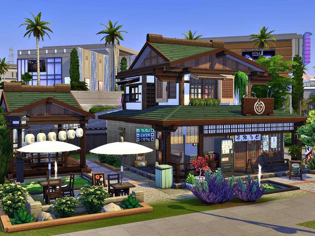 Japanese Restaurant - Gallery - The Sims 4 Rooms / Lots - CurseForge