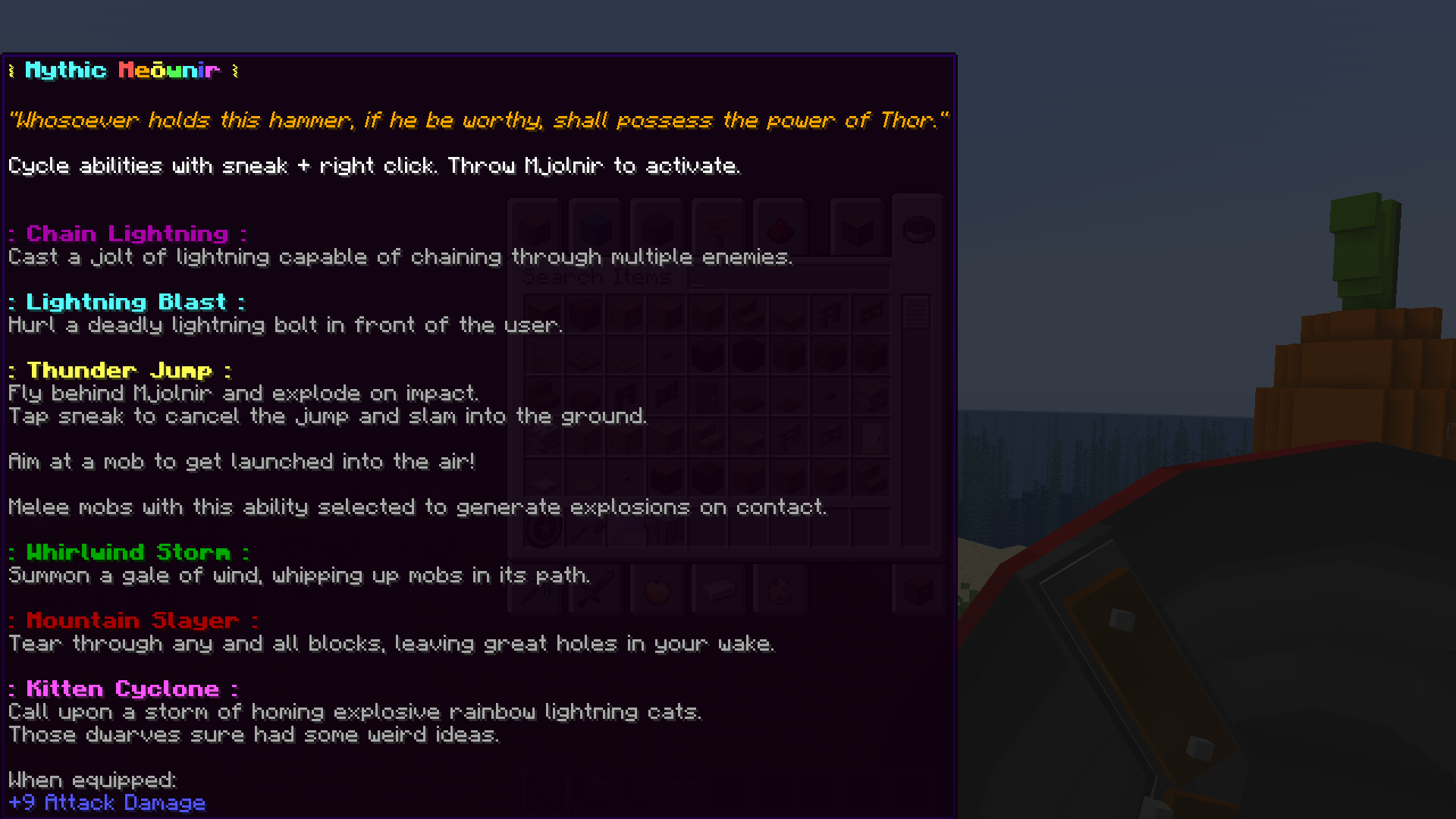 Mjolnir & Captain America's Shield - Gallery - Minecraft Data Packs ...