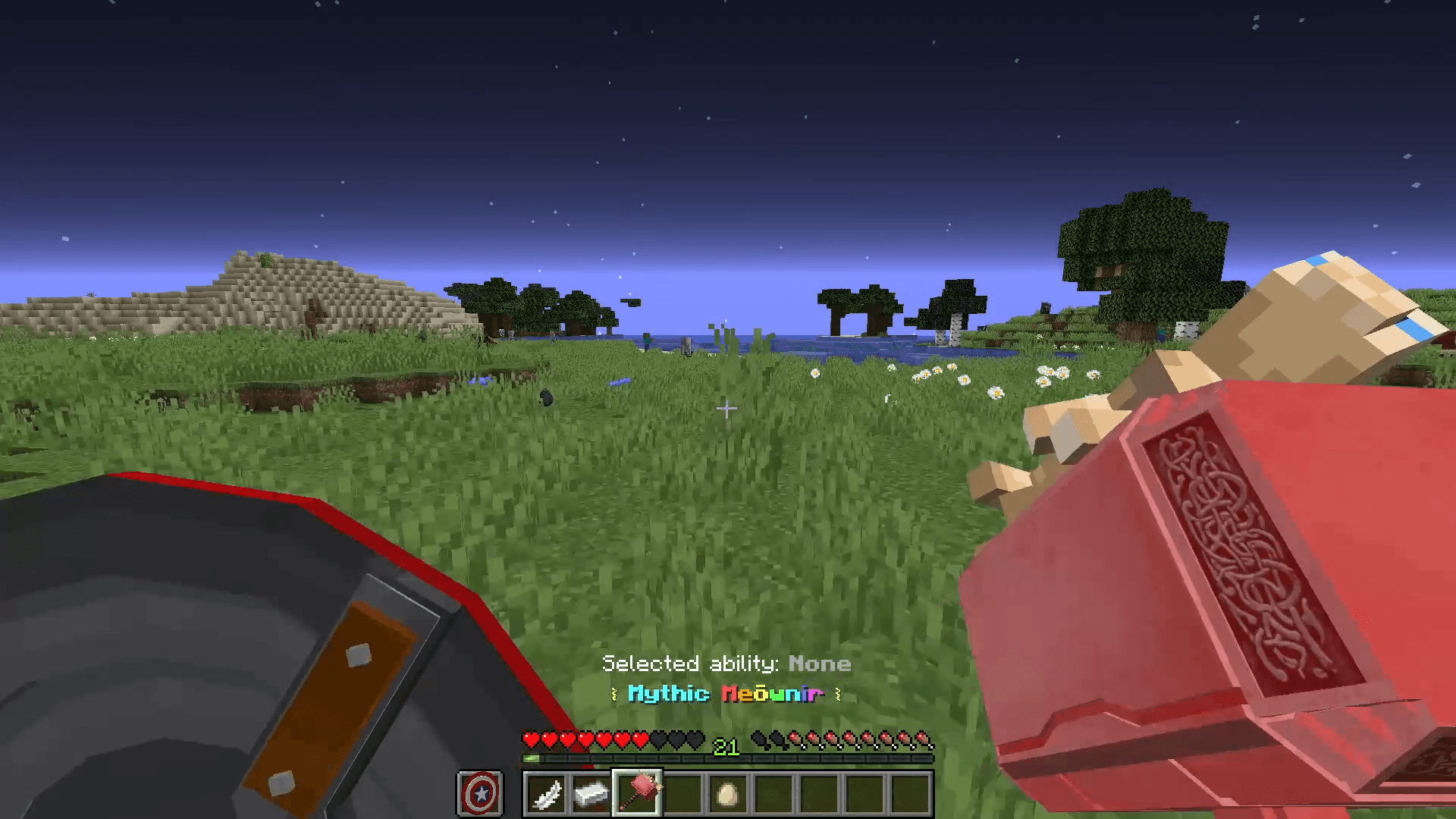 Mjolnir & Captain America's Shield - Gallery - Minecraft Data Packs ...