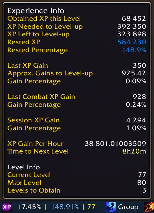 InfoPanel - ReInformed - World of Warcraft Addons - CurseForge