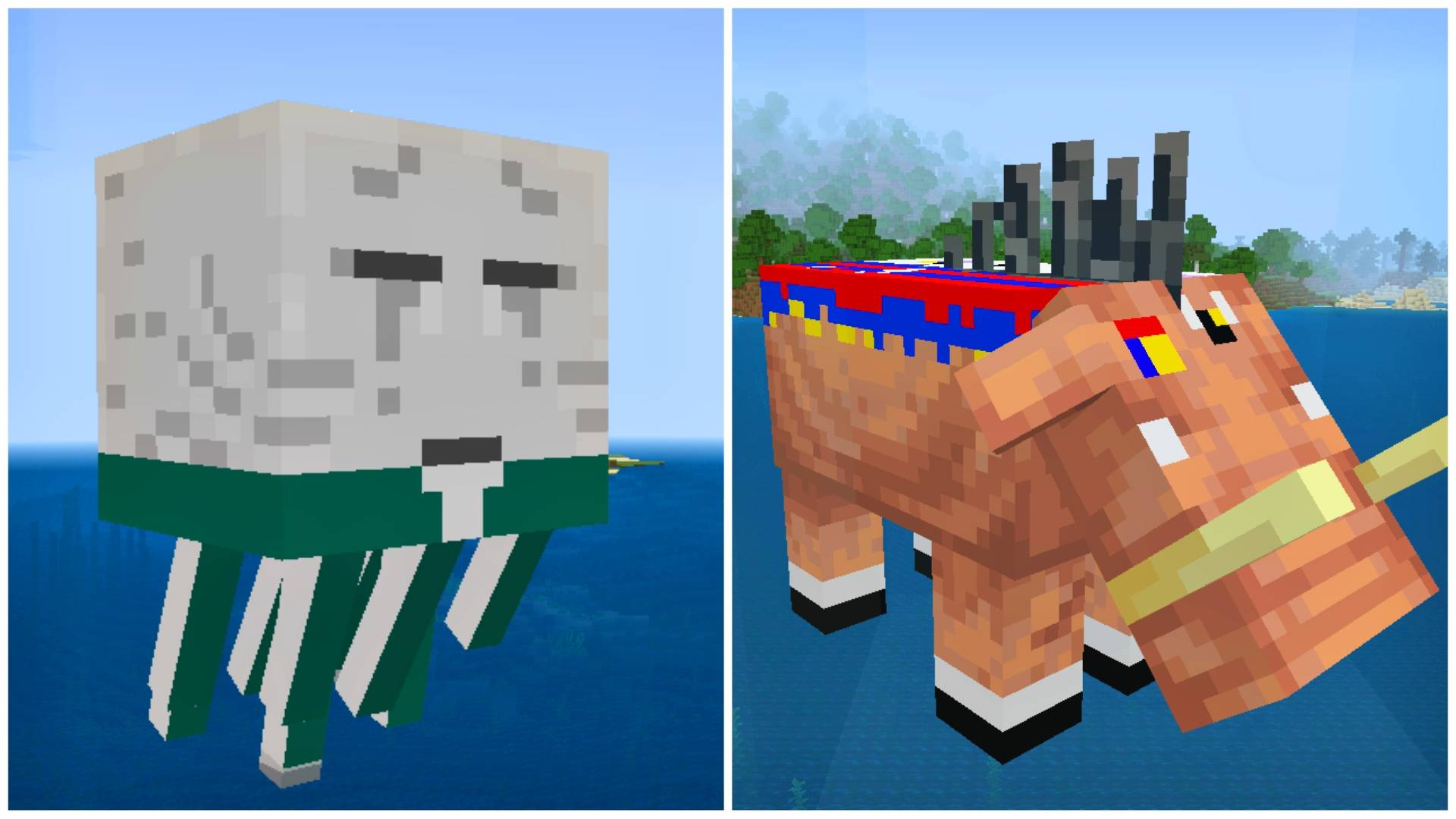 OutFitted Mobs Texture Pack | Dressed up Mob skins! - Gallery - Minecraft Bedrock Addons ...