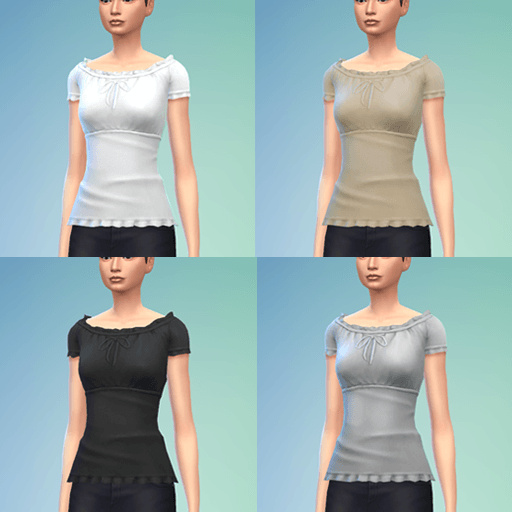 Top and halterneck top - Gallery - The Sims 4 Create a Sim - CurseForge