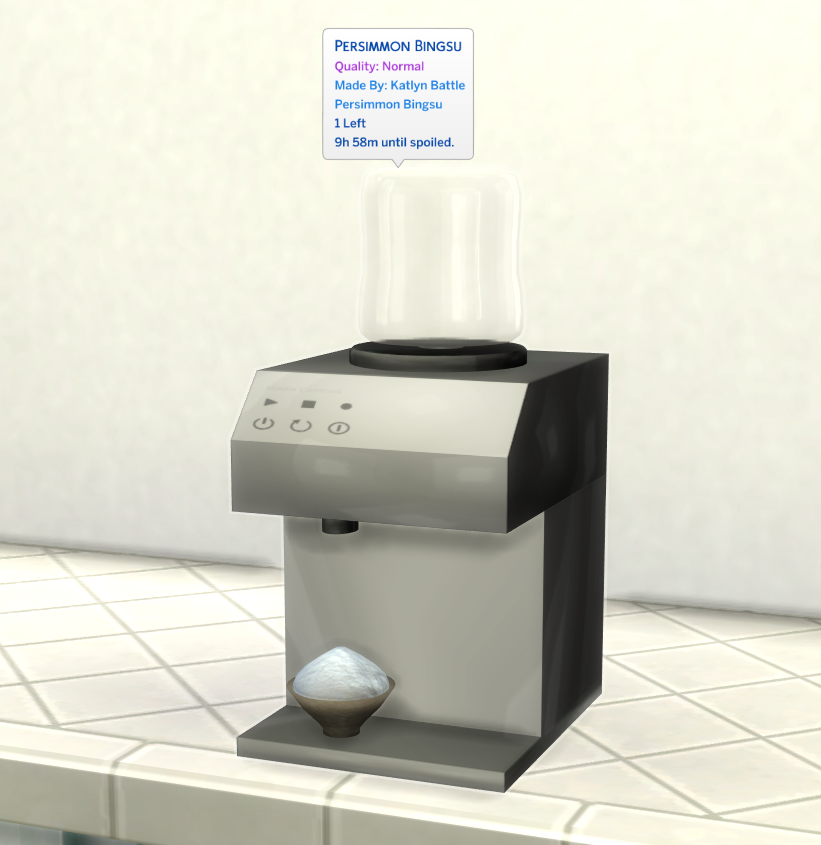Shaved Ice Machine - Gallery - The Sims 4 Mods - CurseForge