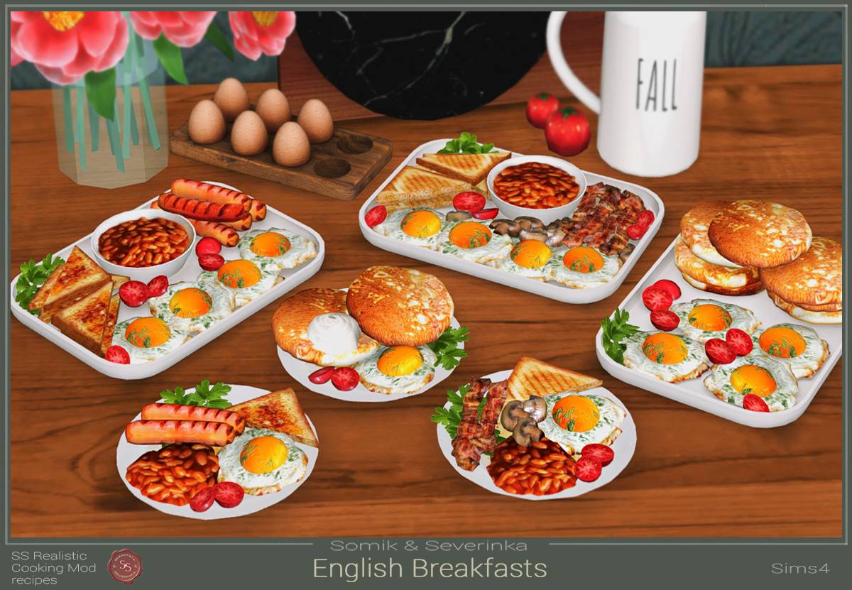 English Breakfasts - The Sims 4 Mods - CurseForge
